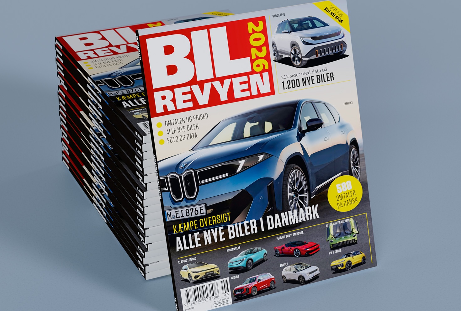 Bil Revyen 2026 er på gaden med 580 nye biler | bilmagasinet.dk