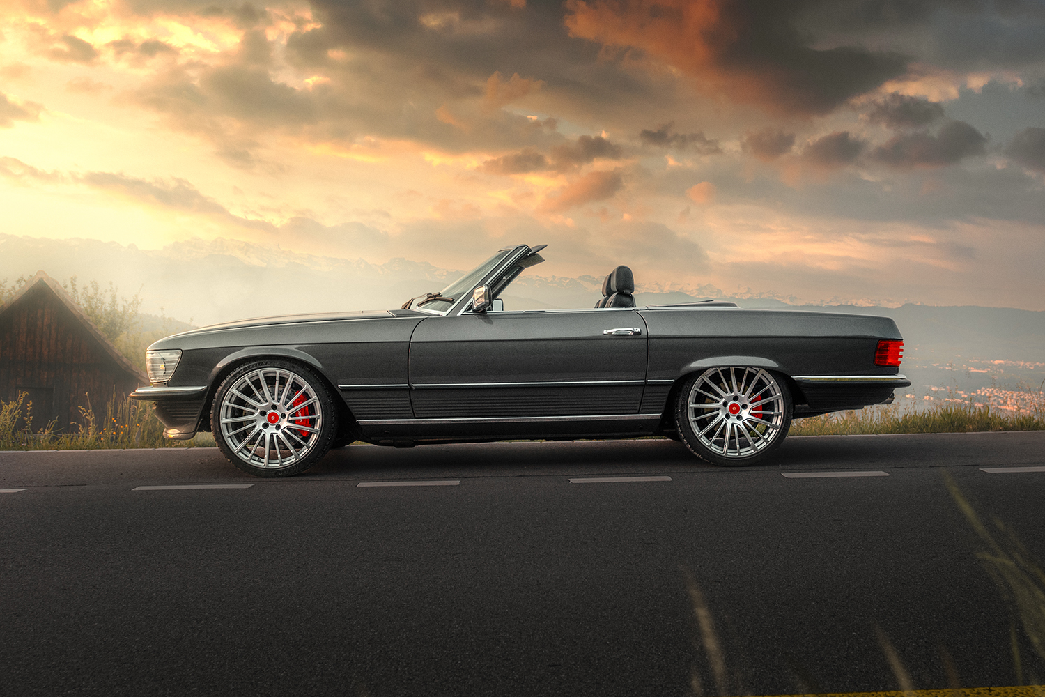 Mercedes-Benz 450 SL retromod - den er vi vilde med! | bilmagasinet.dk