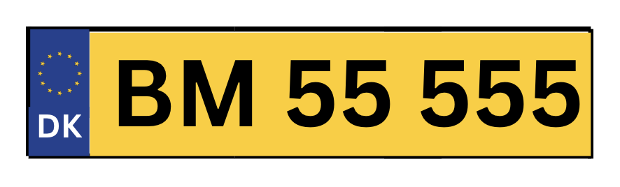 Alt om danske nummerplader - priser, typer og regler (2025 ...