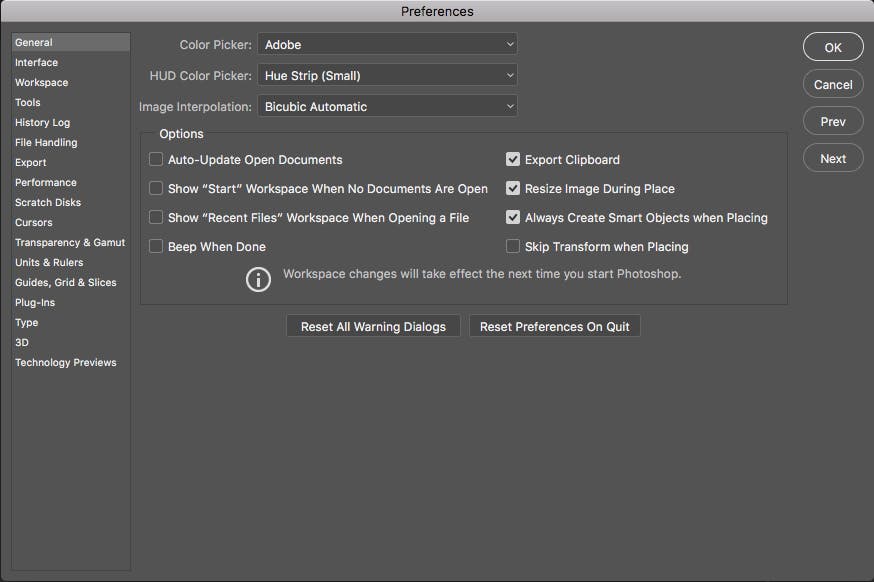 Näin toimii Adobe Photoshop CC:n aloitussivu | digi-kuva.fi