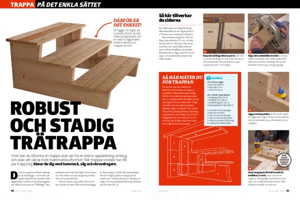 Trappor utomhus: Enkel och stabil utetrappa | gds.se