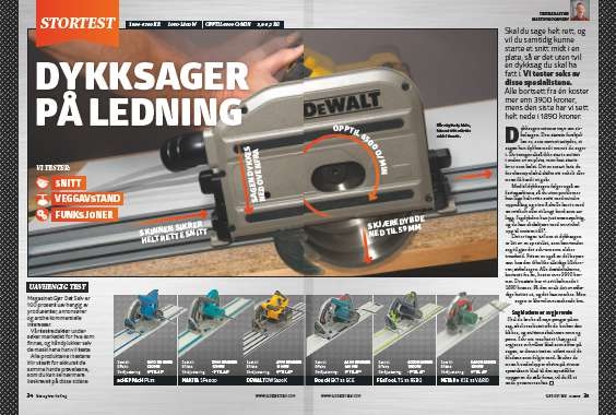 Dykksag test - Vi tester 6 dykksager på ledning | Gjør Det Selv