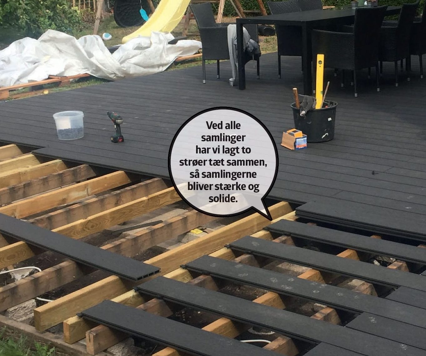 Slip for vedligehold med en terrasse i komposit | Gør Det Selv