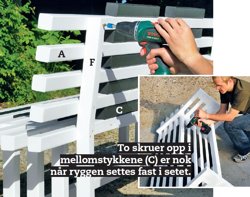 Enkel og solid benk | gjoerdetselv.com