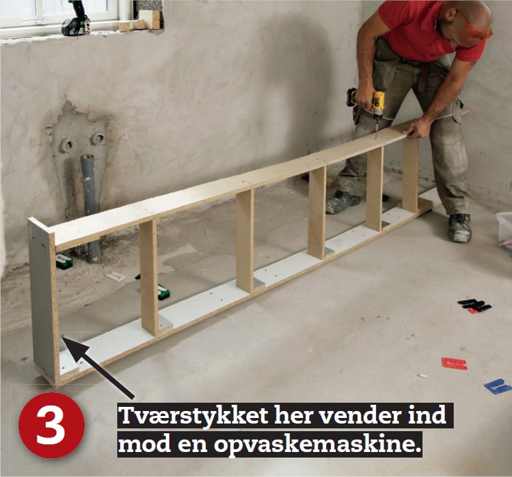 Lav selv-køkken med fast sokkel | Gør Det Selv