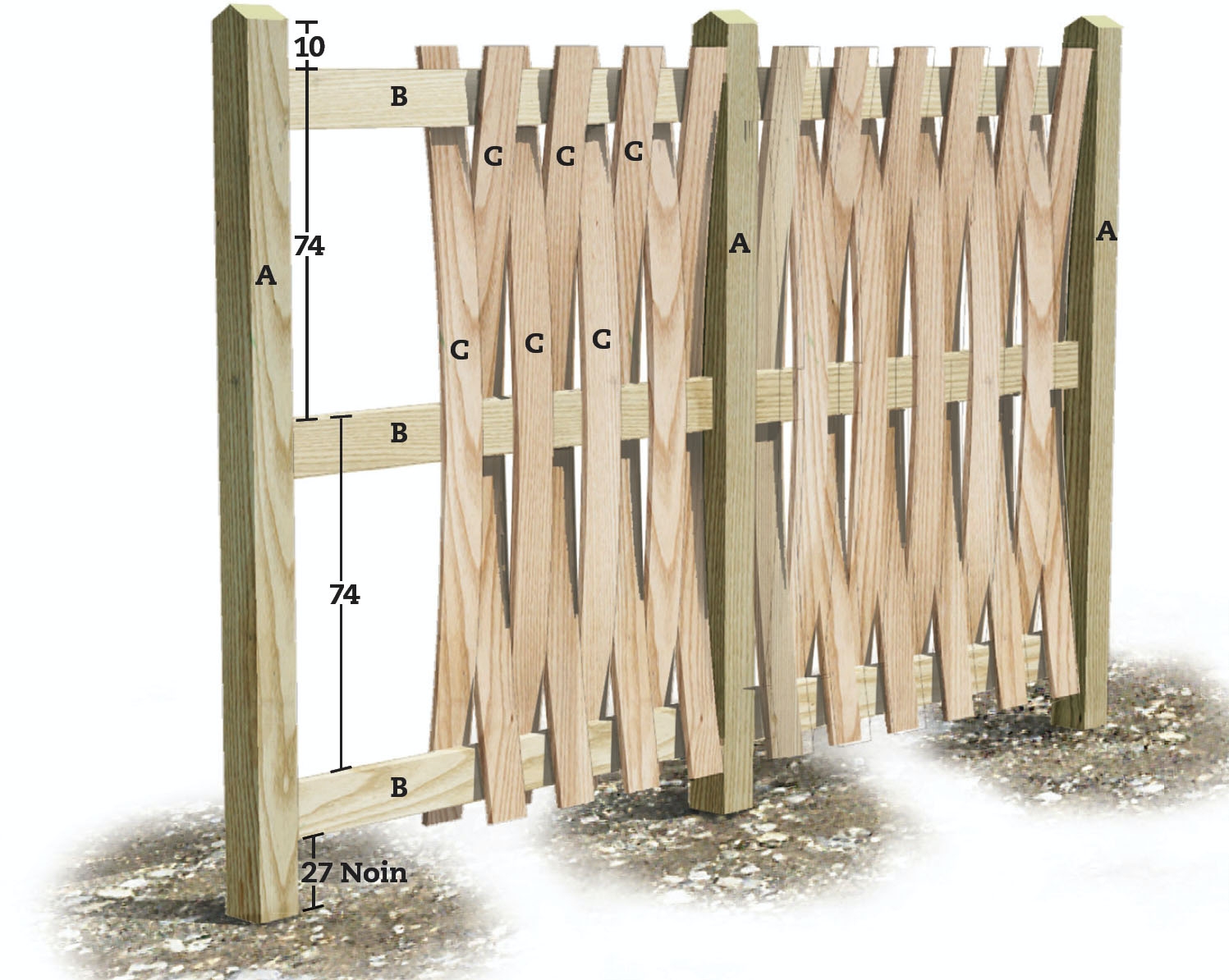 Flett et solid gjerde | Gjør Det Selv