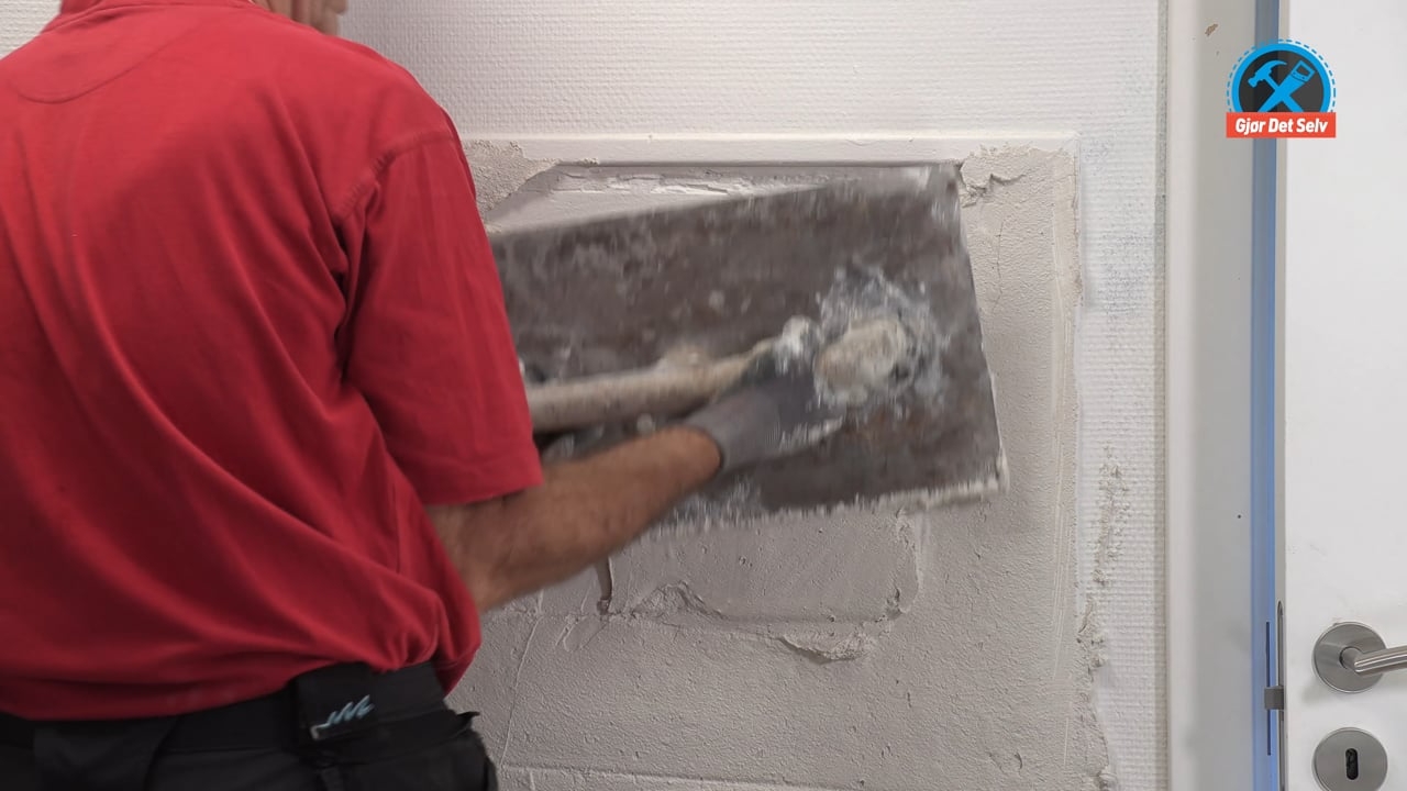 Pussing av vegger - slik | gjoerdetselv.com