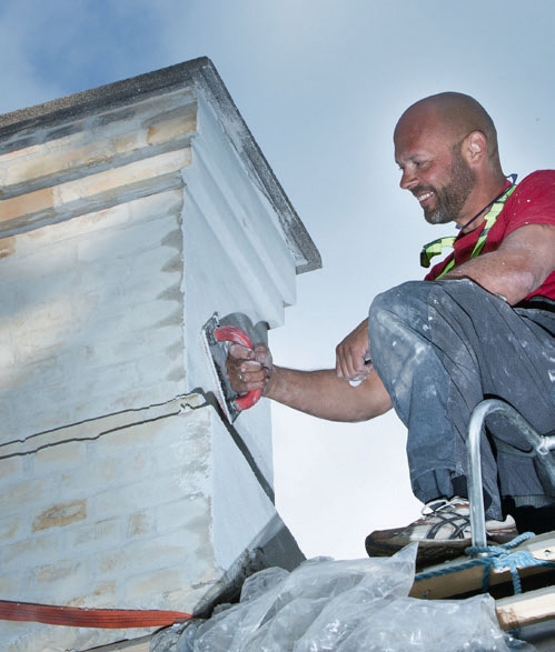 Reparation av murad skorsten | gds.se