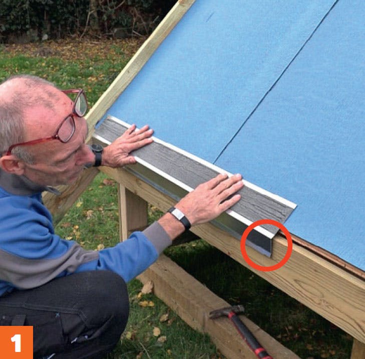 Selvklæbende tagpap i to lag | goerdetselv.dk