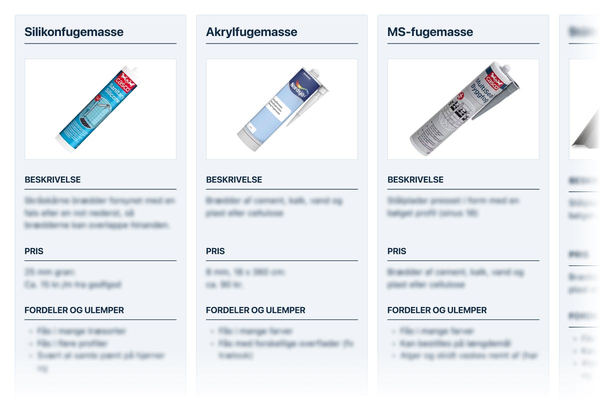Fugemasse – Fordeler og ulemper (2024) | gjoerdetselv.com
