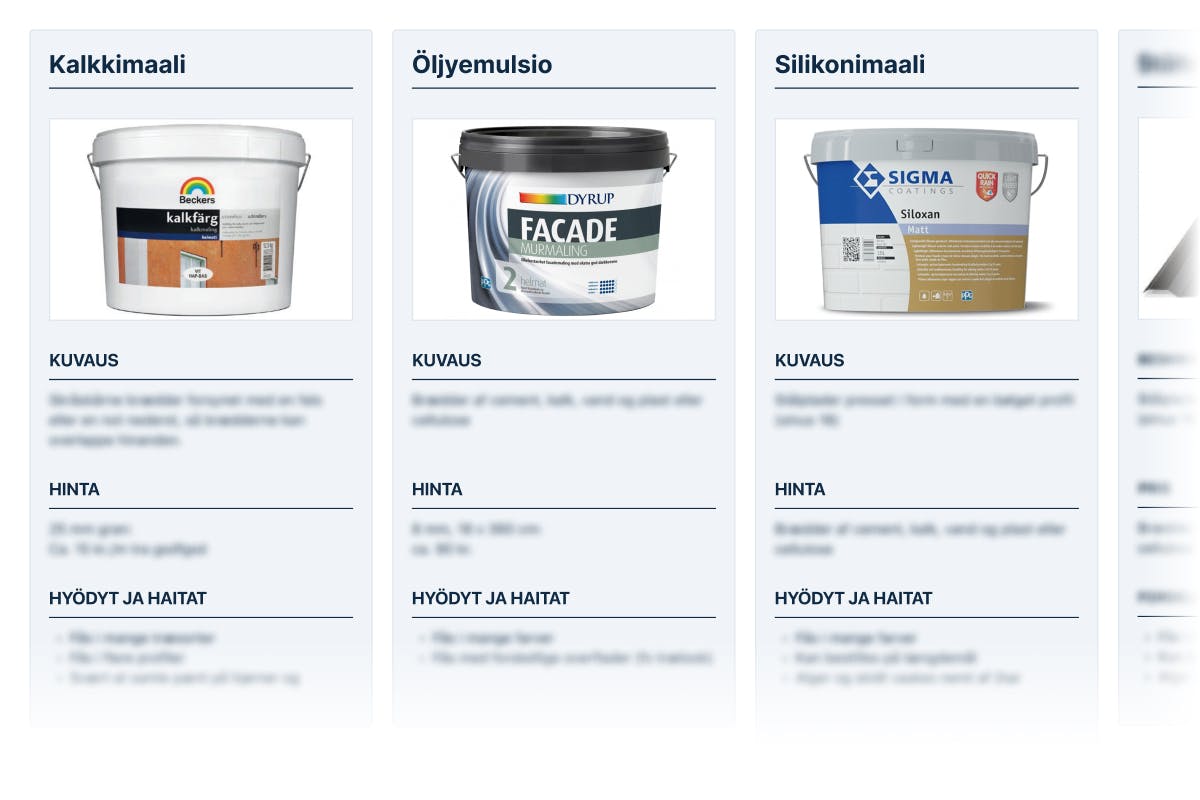 Julkisivumaali - Hyödyt ja haitat (2024) | teeitse.com