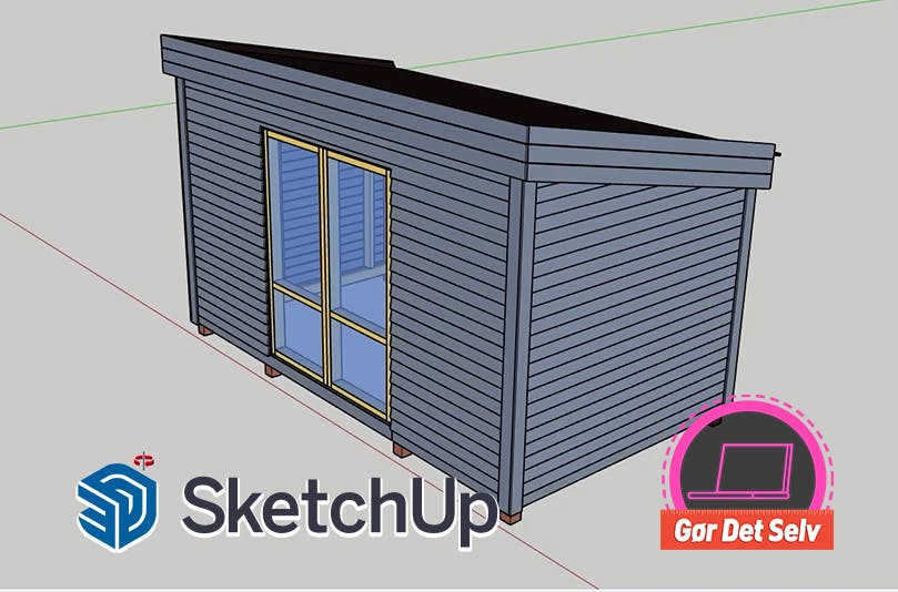 Videokursus: Tegn dit skur i SketchUp | goerdetselv.dk