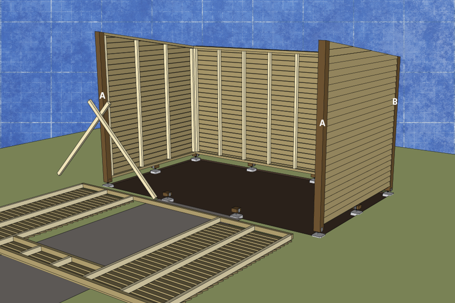 Guide til billigt byg selv skur | goerdetselv.dk