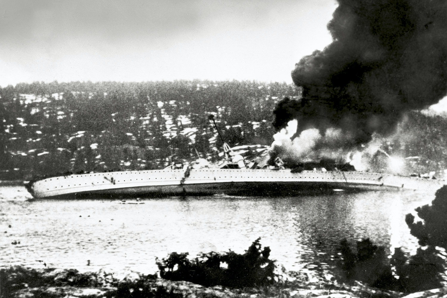 Kryssaren Blüchers sänkning | varldenshistoria.se