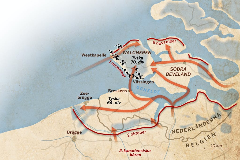 Operation Infatuate: Walcheren dränktes i anfallet | varldenshistoria.se