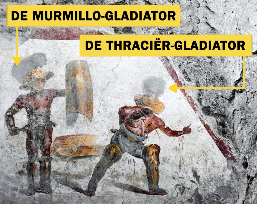 Fresco in Pompeï druipt van het bloed | historianet.nl