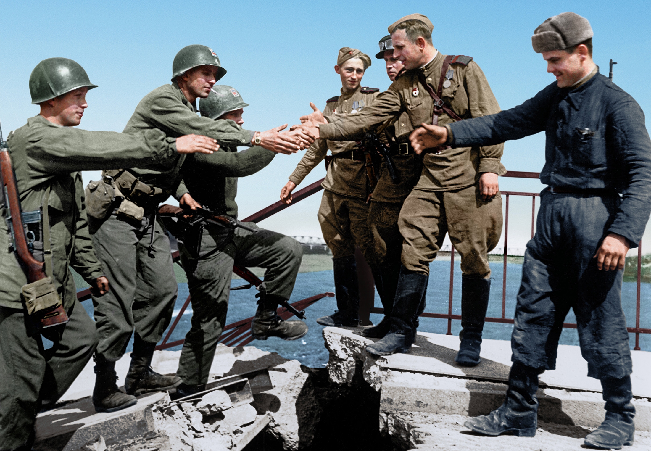 25. april: Tyskland bliver hugget midt over | historienet.dk