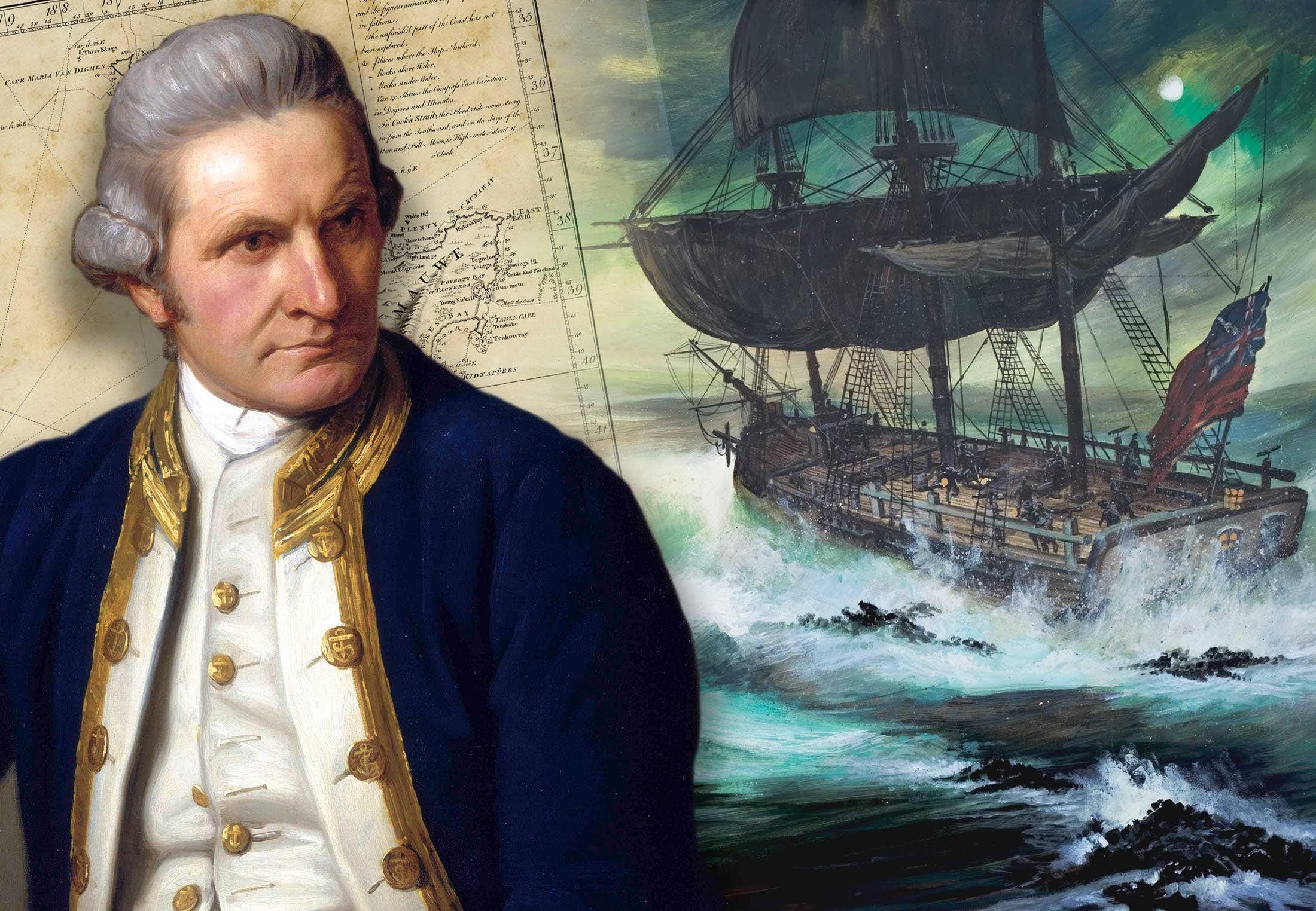 James Cook kartlade världen under tre sjöresor | varldenshistoria.se