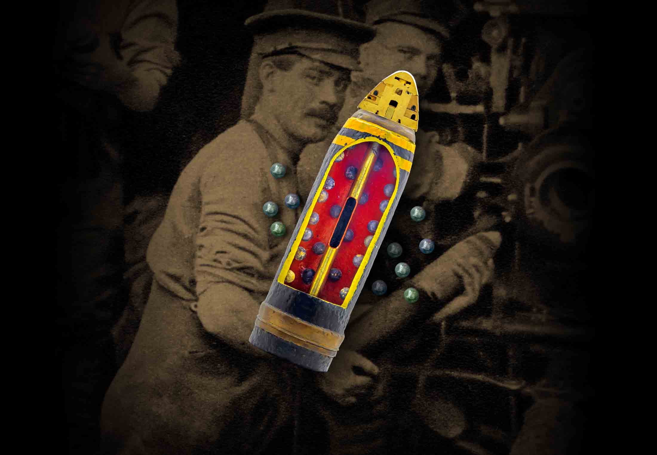 Shrapnelgranaat bracht dodelijke kogelregen | Historianet.nl