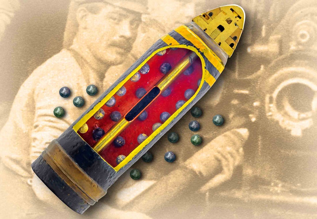 Shrapnelgranaat bracht dodelijke kogelregen | Historianet.nl