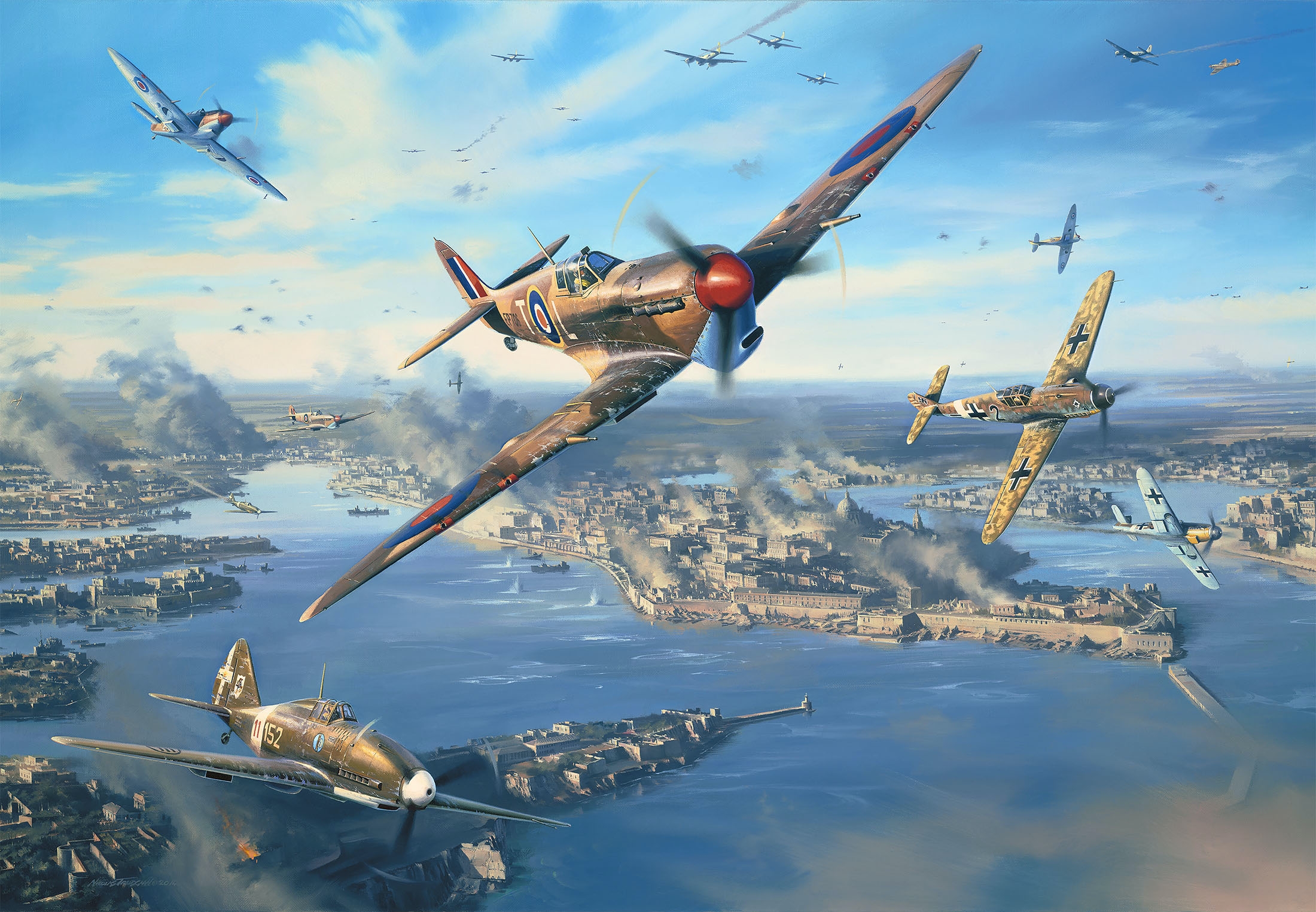 Luftwaffe kaster seg over Malta: Slik motsto øya beleiringen ...