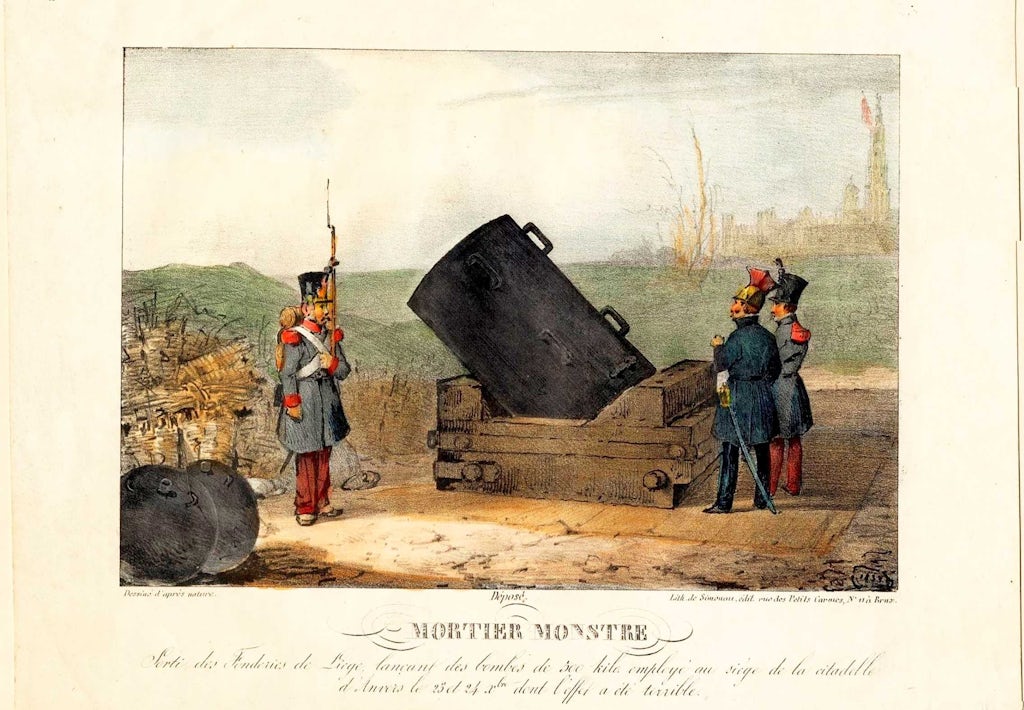 Hvor stor var den største mortér? | Historienet.dk