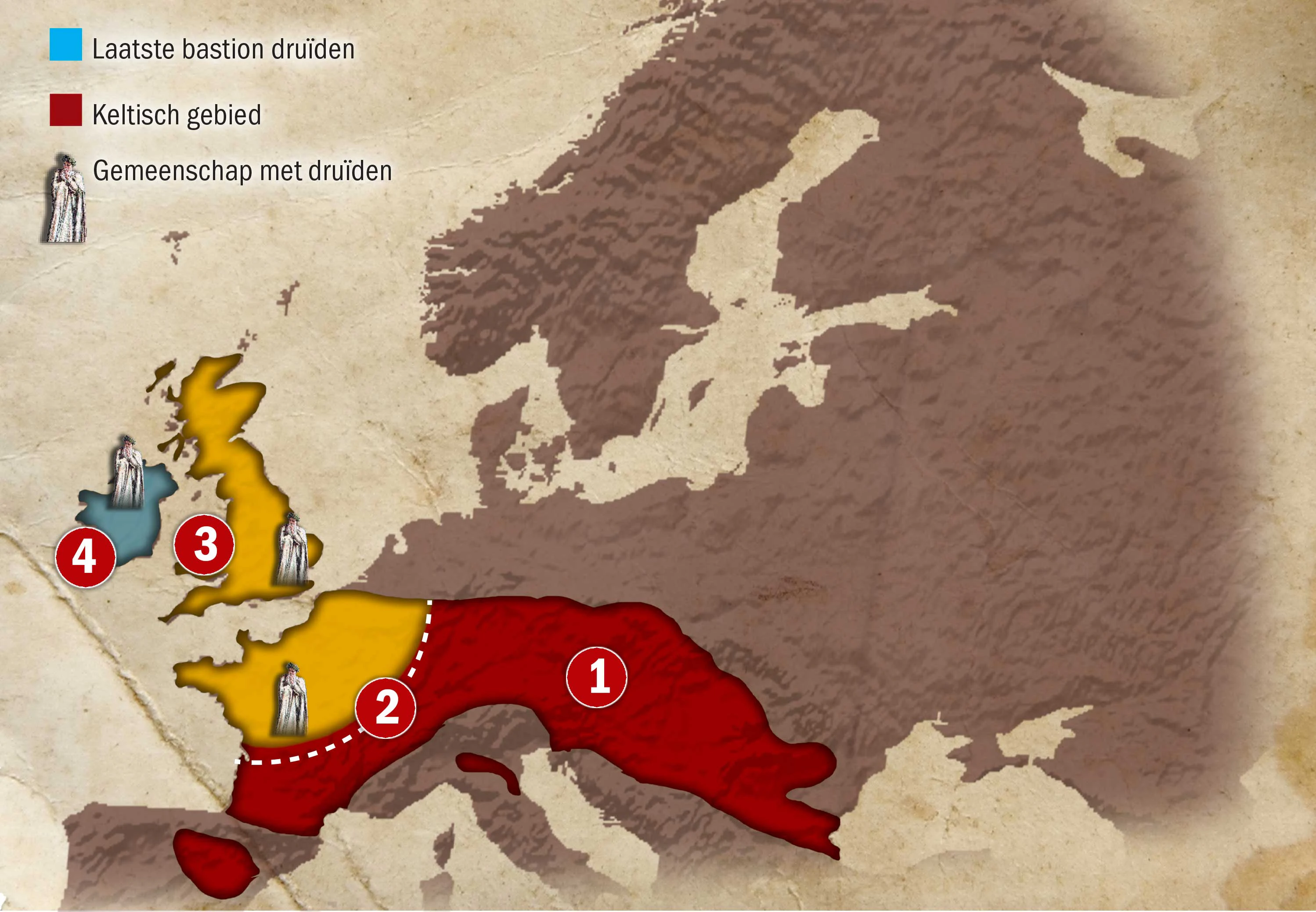 Druïden vielen ten prooi aan Rome | historianet.nl