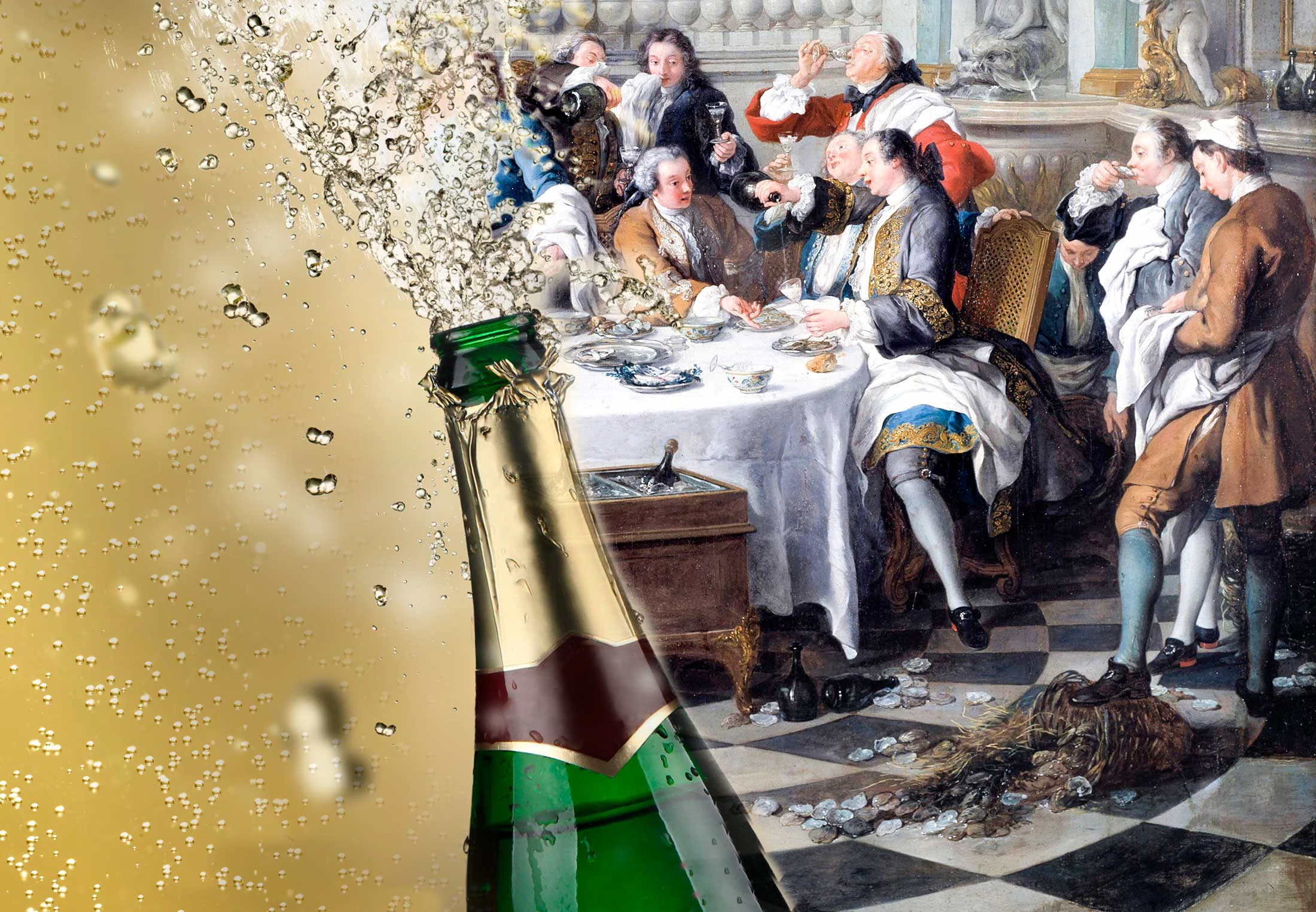 Ingen ville dricka det misslyckade vinet från Champagne ...