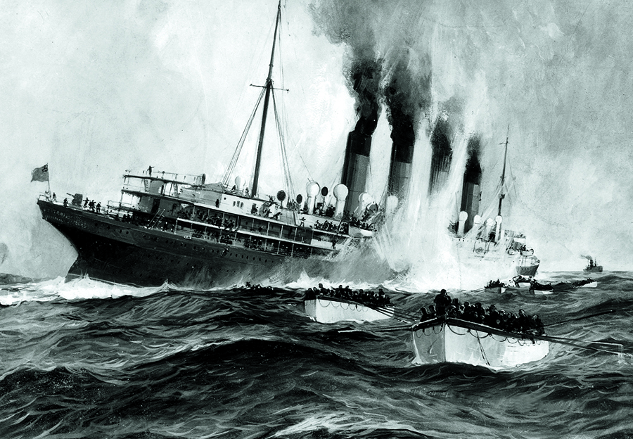 Lusitanias skæbne blev et vendepunkt i 1. verdenskrig | historienet.dk