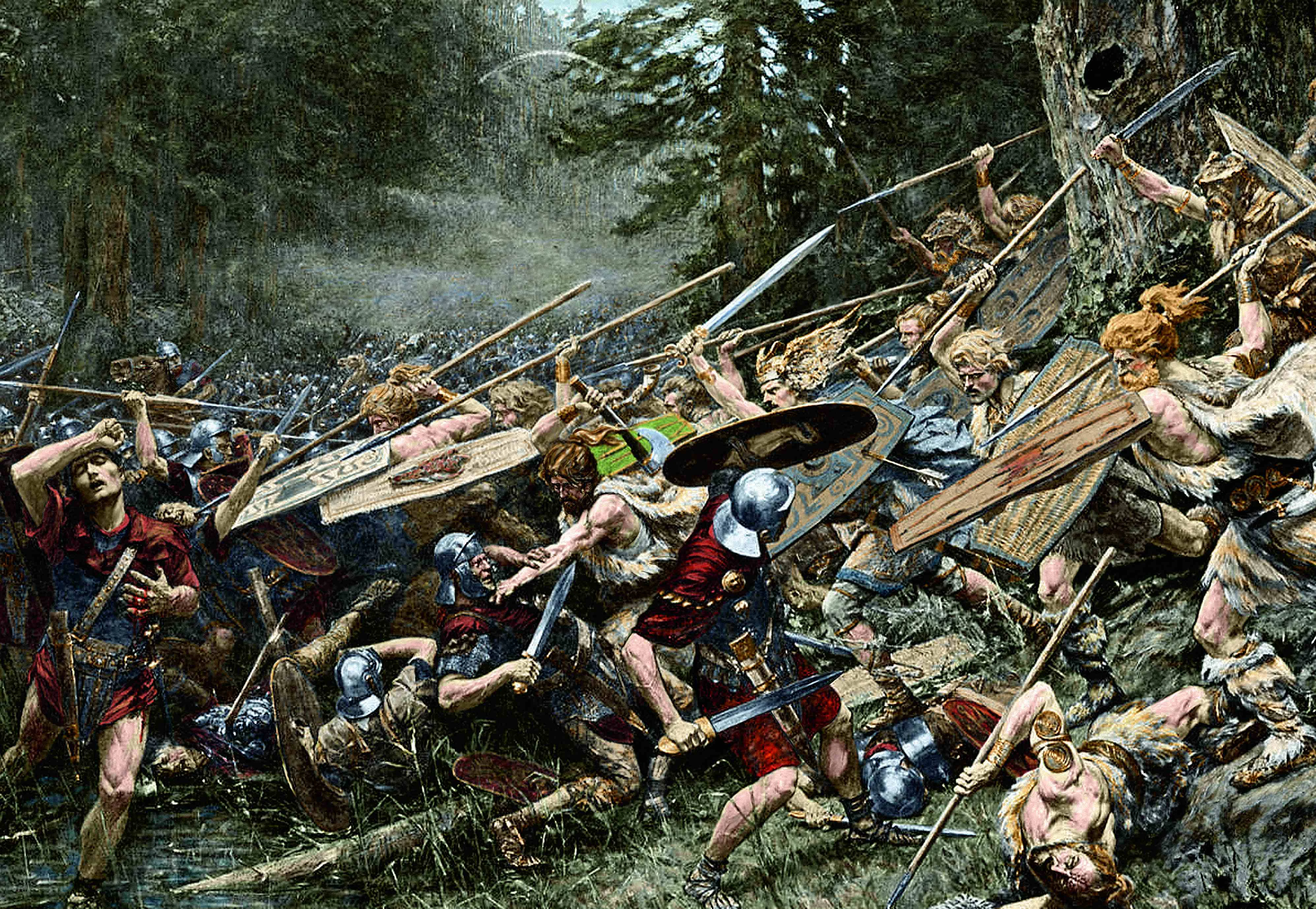 Romeinen zetten artillerie in: Germanen werden doorboord | historianet.nl