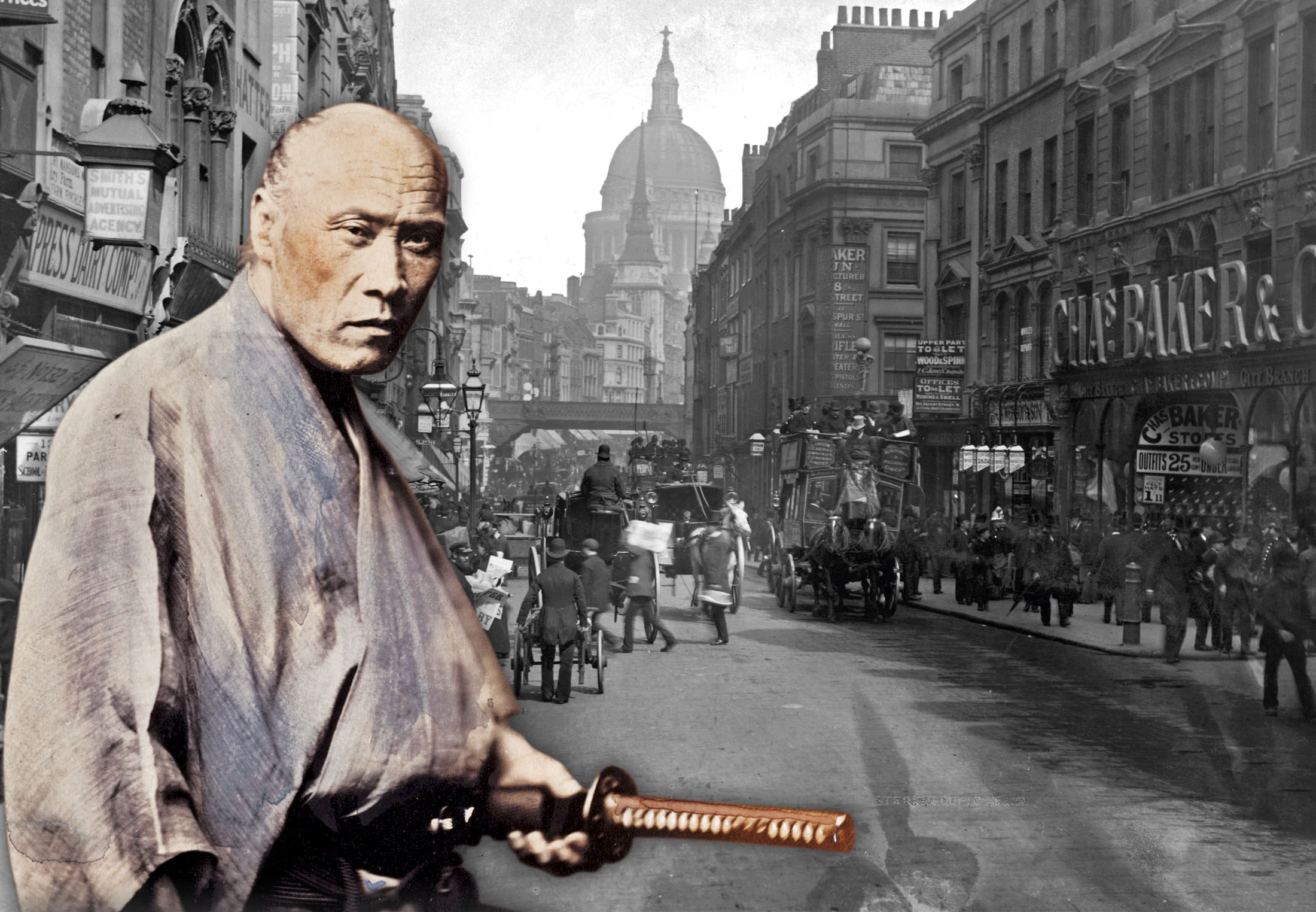 SAMURAJER I LONDON: Häpna turister fick kulturchock | varldenshistoria.se