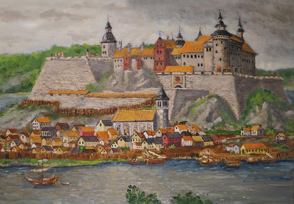 Bohus festning skutt i grus | historienet.no