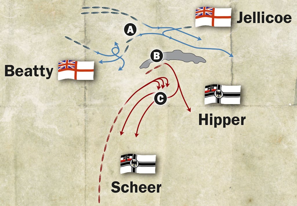 Slaget ved Jylland – historiens største sjøslag | Historienet.no