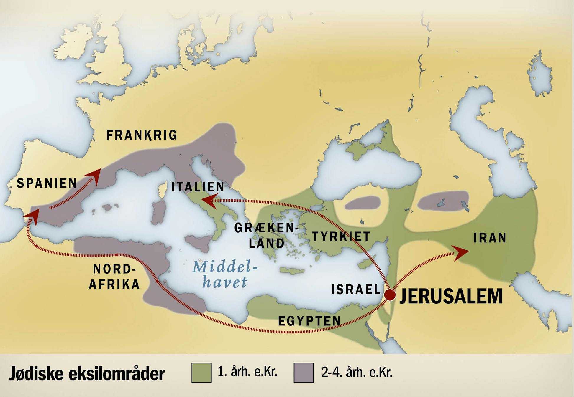 Sådan mistede oldtidens jøder deres land | historienet.dk