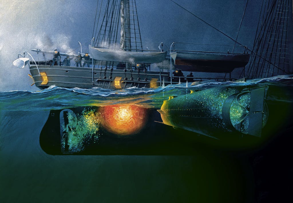 Napoleon drømte om ubåd med søminer | historienet.dk