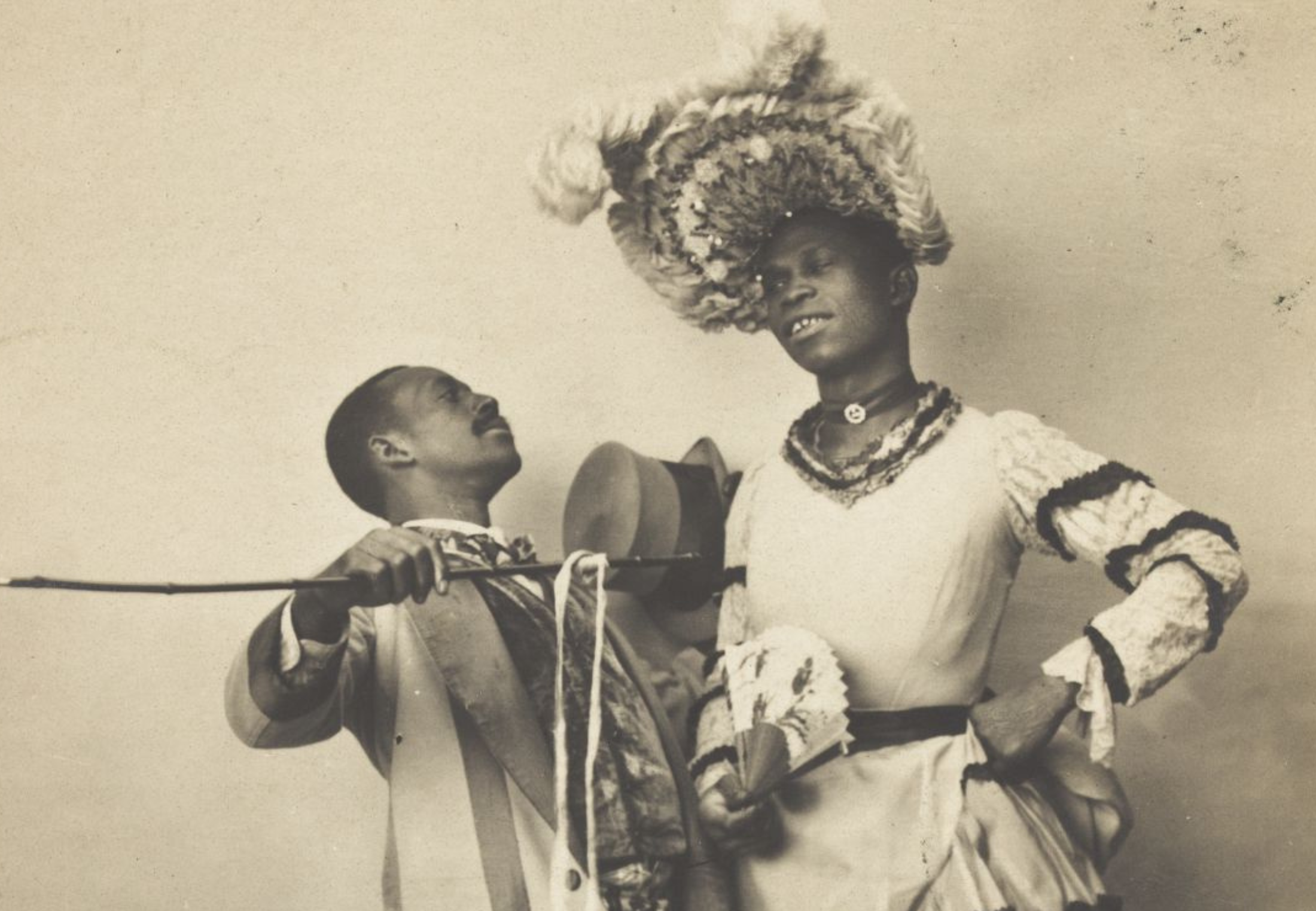 Sort slave var den første drag queen | historienet.dk
