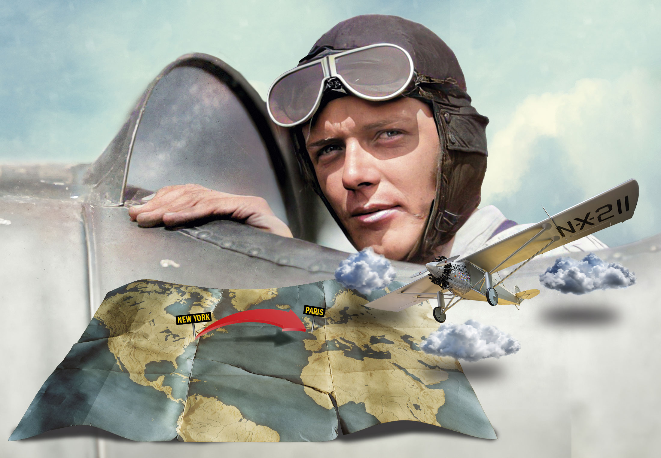 Charles Lindbergh besegrade Atlanten | varldenshistoria.se