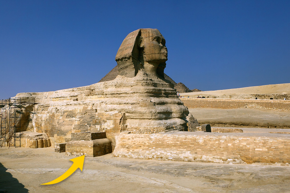 Experts verdeeld: Is de sfinx piramidedecoratie of een god ...