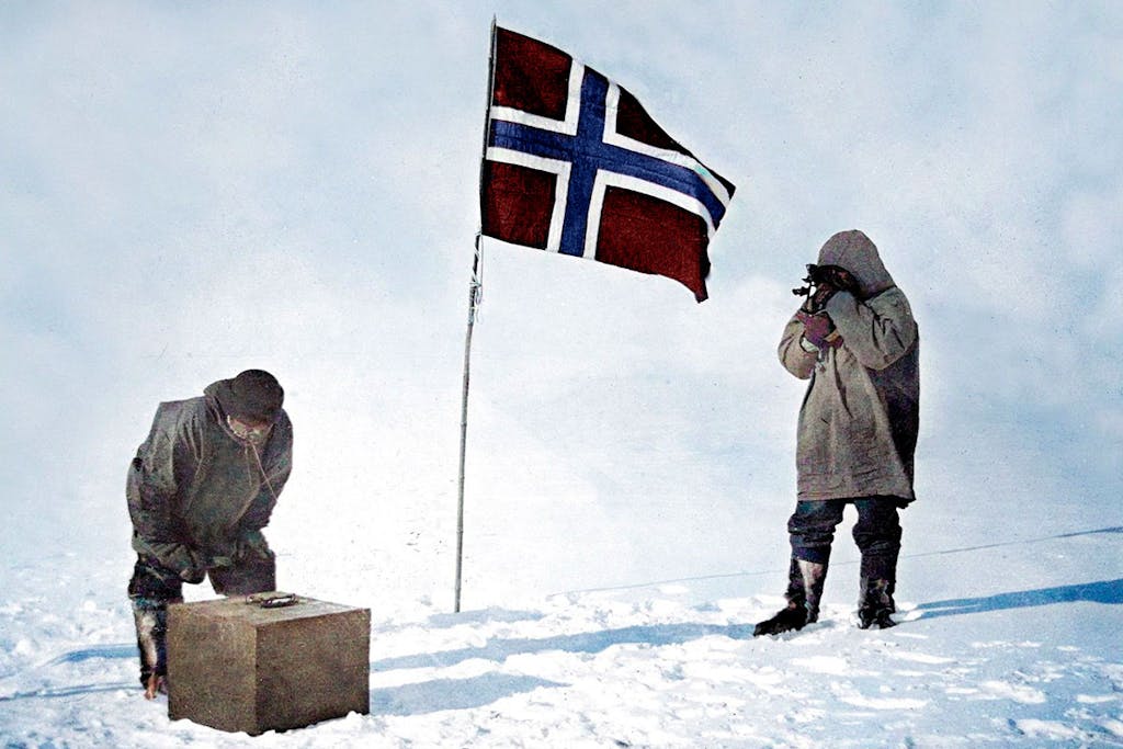 Amundsen in het nauw: Vast op een ijsschots | historianet.nl