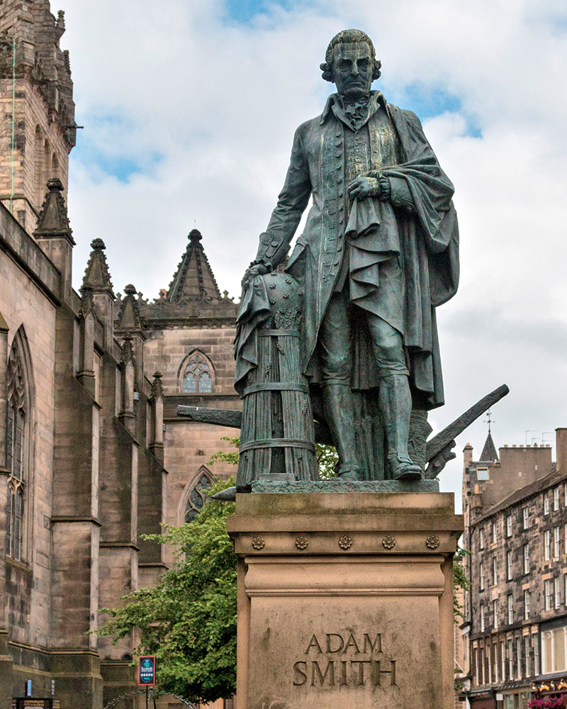 Adam Smith︱Kapitalismens far ville hjelpe de svake | historienet.no