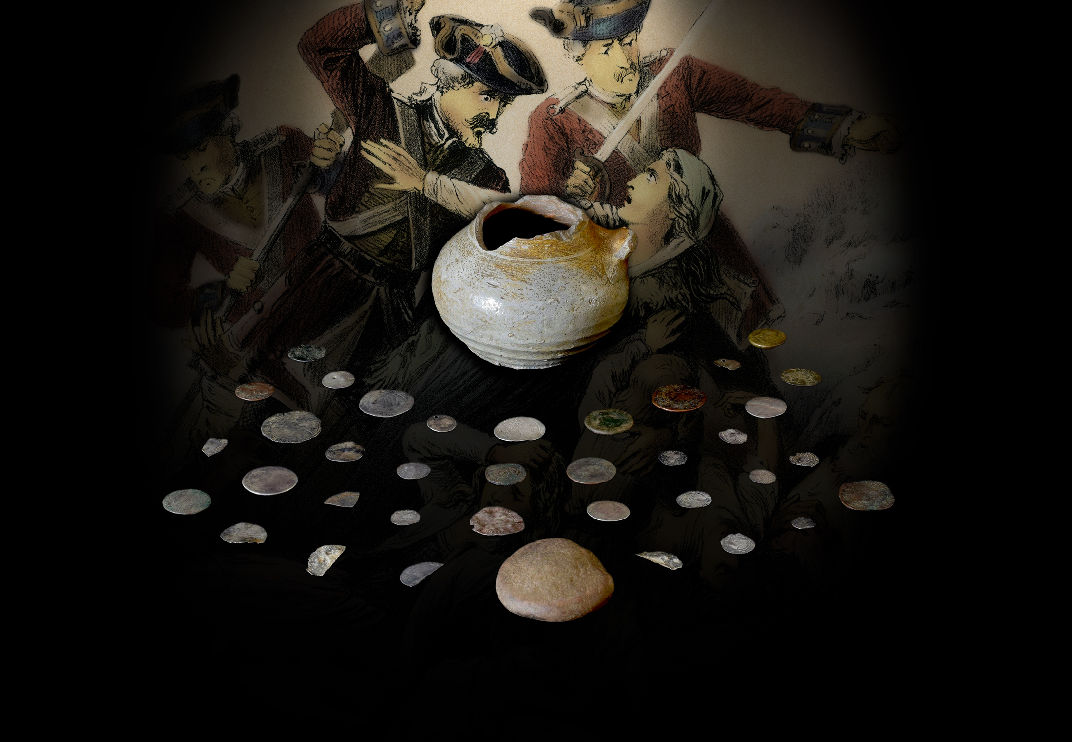 Sølvskat fundet i klanleders pejs: Skjult lige før berømt massakre ...