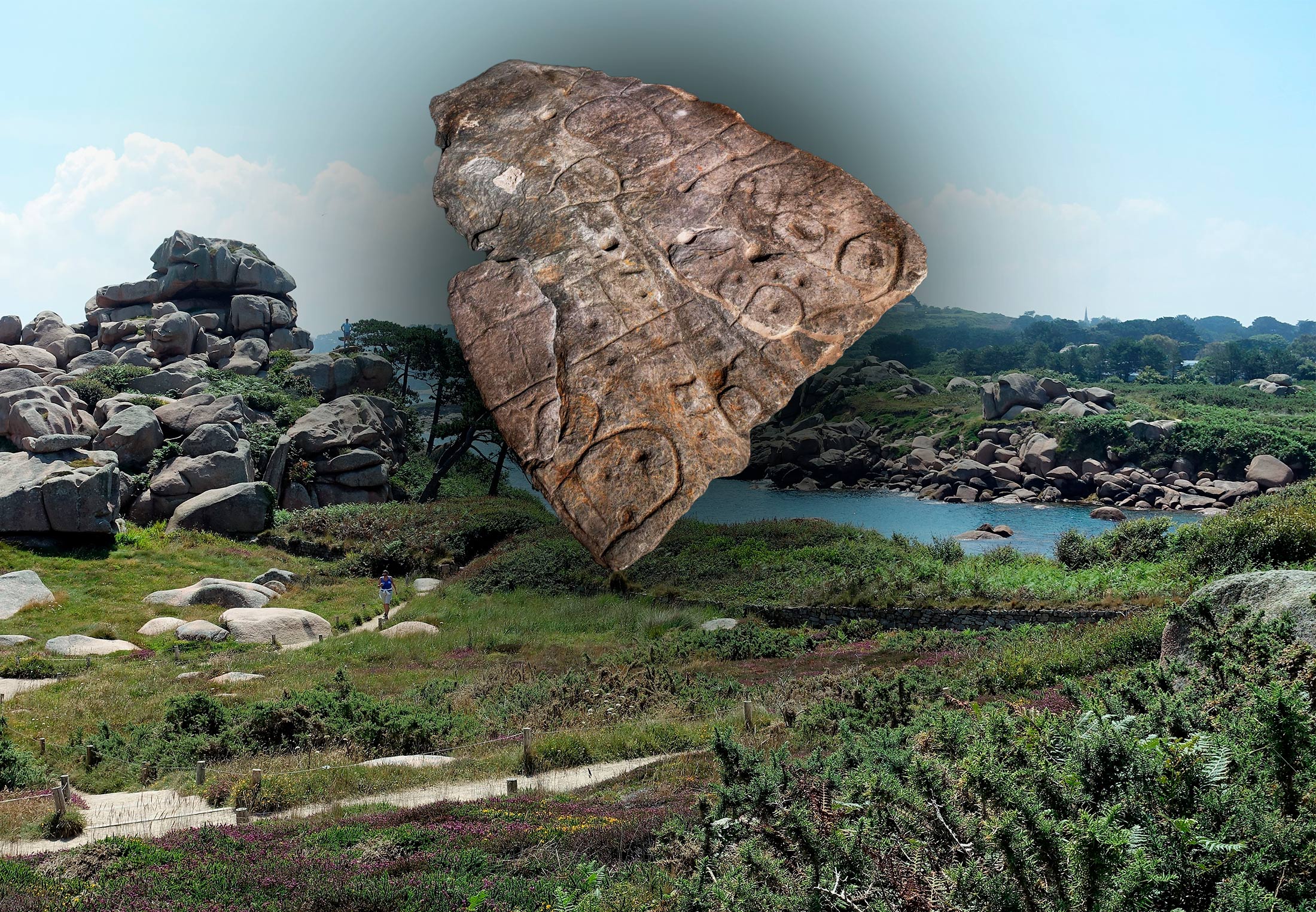 Sten med mystiske tegn er 4000 år gammelt “skattekort” | historienet.dk