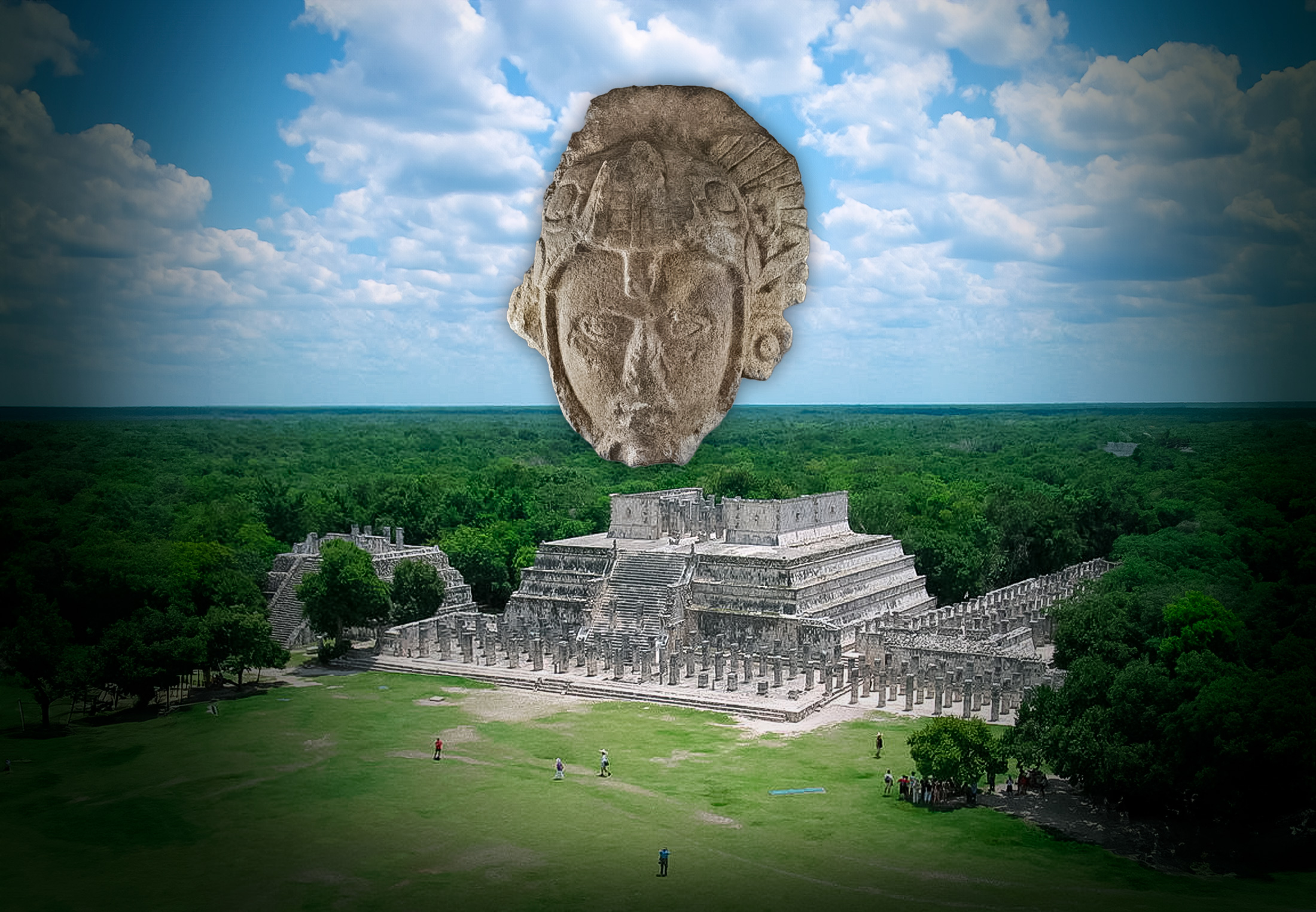 Zeldzaam beeld van Maya-slangenkrijger gevonden in Mexico | historianet.nl