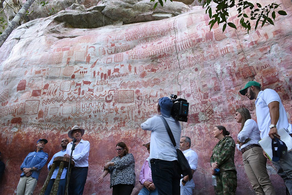 Stenalderkunst råbte “skrid” til fremmede | historienet.dk