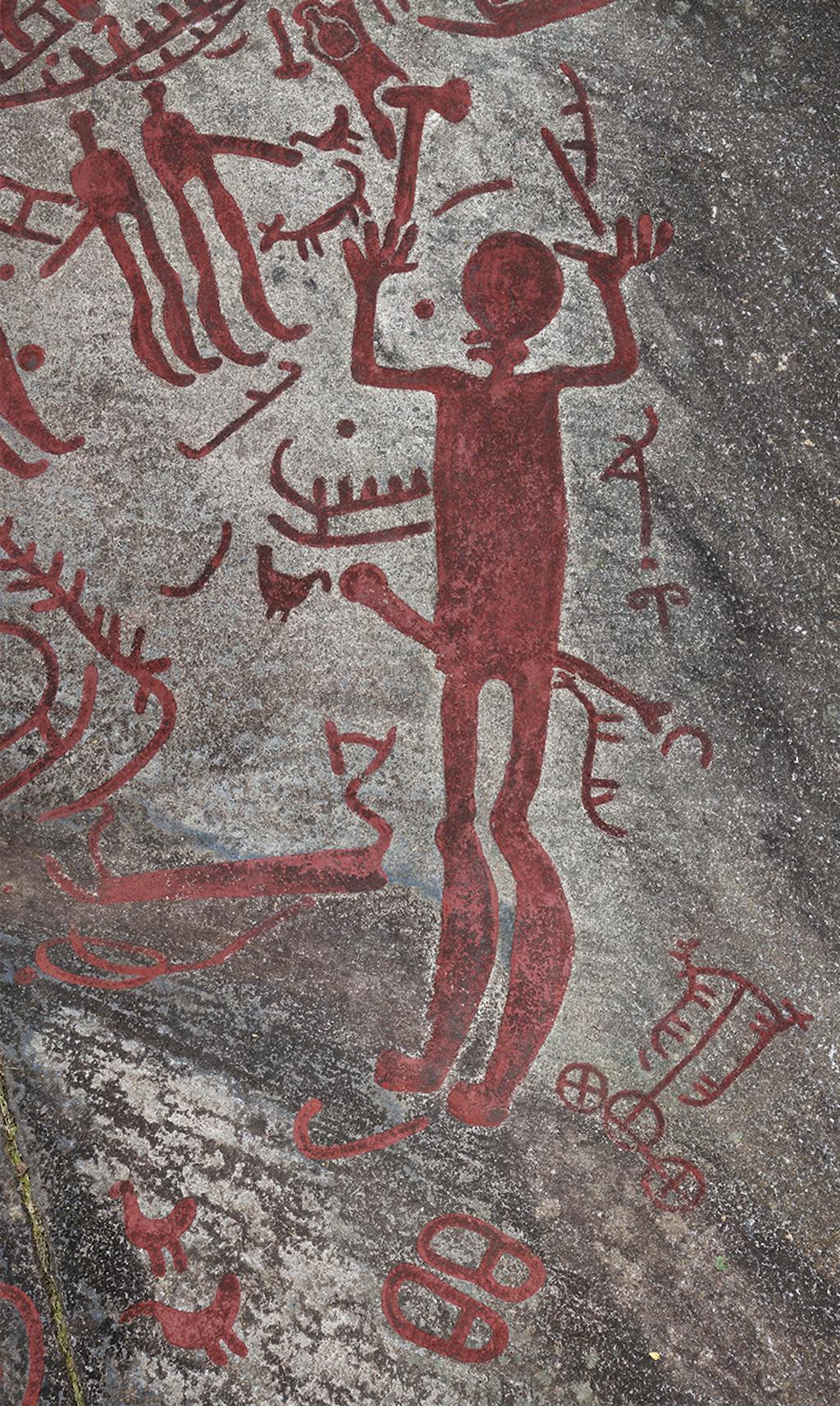 Stenalderkunst råbte “skrid” til fremmede | historienet.dk