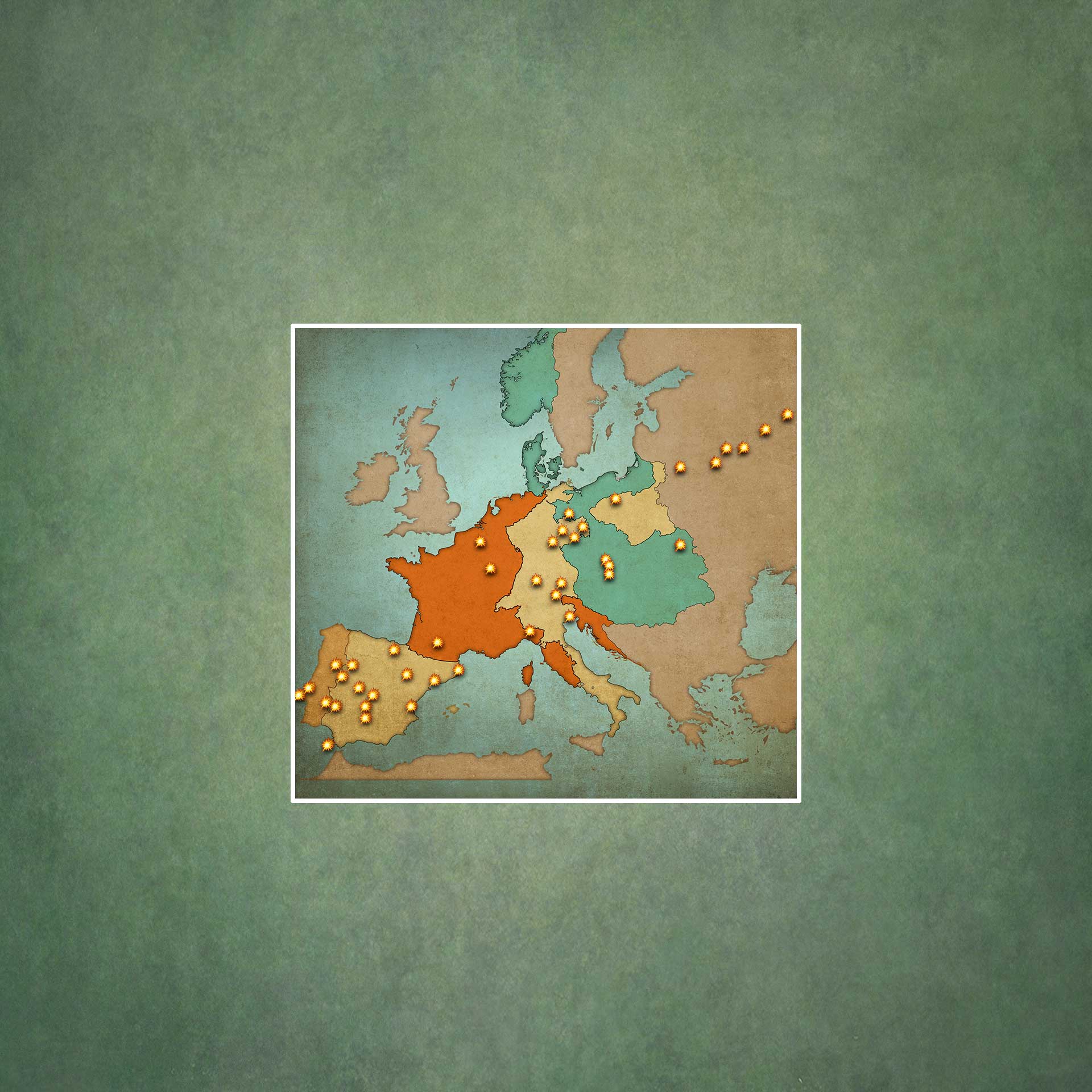 Waterloos ben hamnade i europeiskt socker | varldenshistoria.se