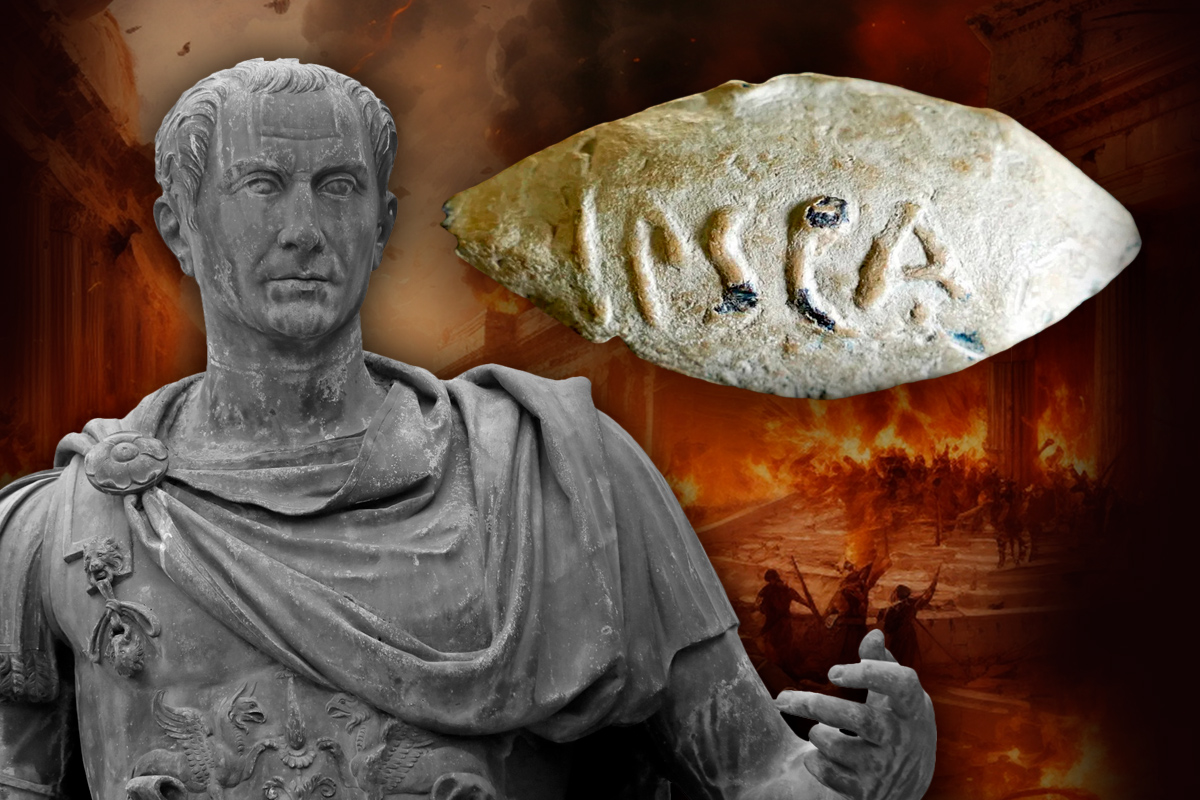 Kogel met naam van Caesar gevonden in Spanje | historianet.nl