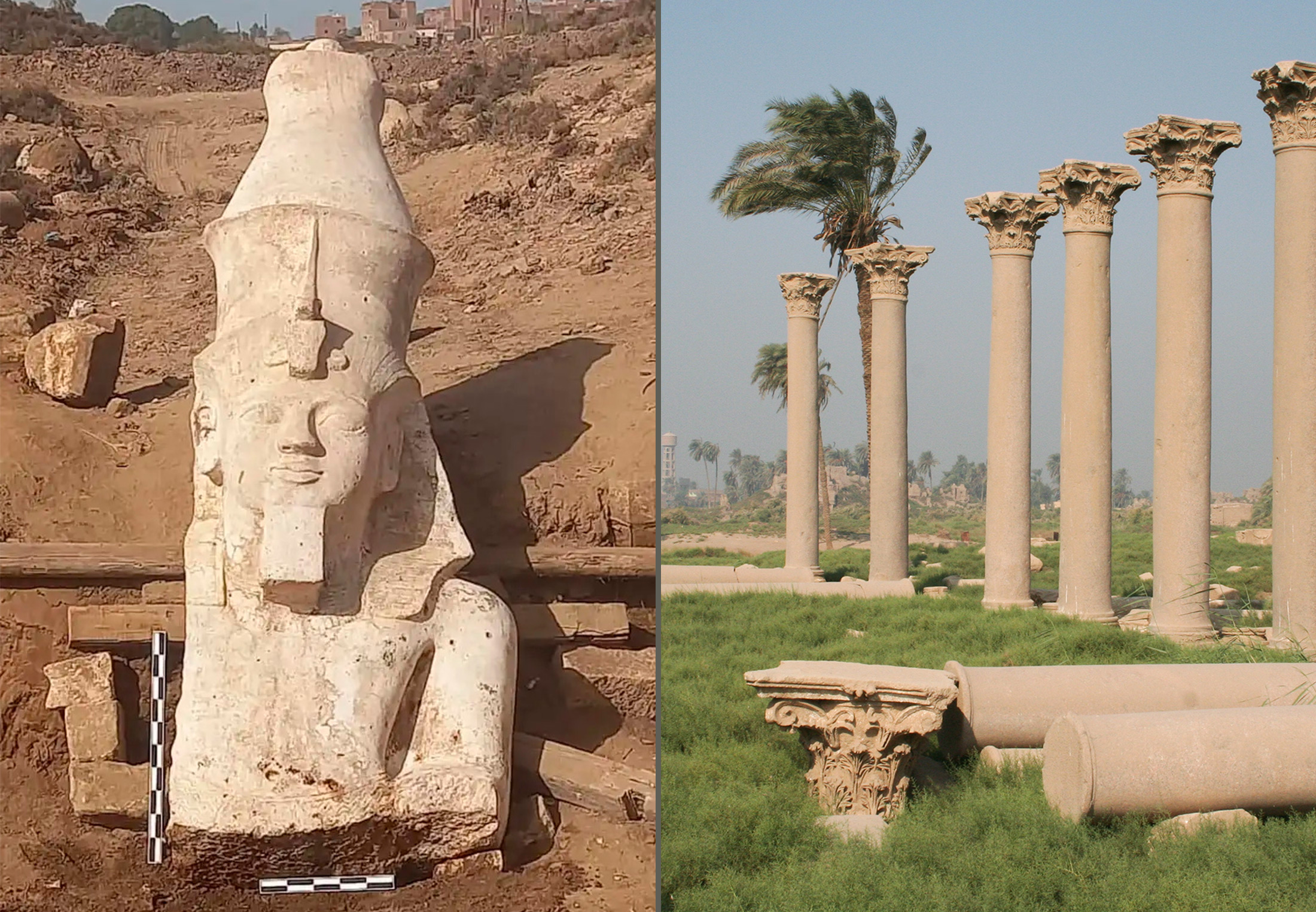 Archeologische vondst: Beeld van Ramses II in elkaar gezet | historianet.nl