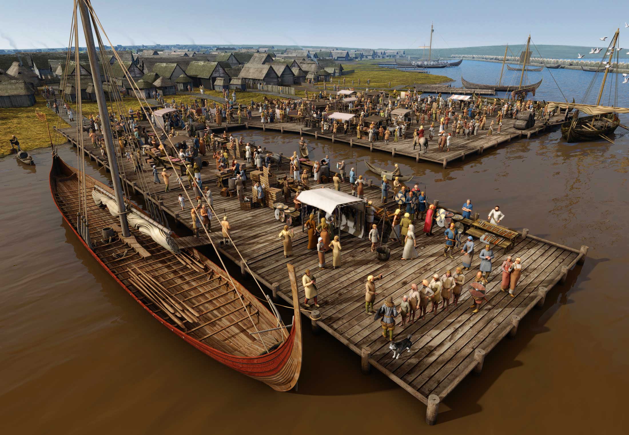 Hedeby - vikingernes hovedstad og handelsby nr. 1 | historienet.dk