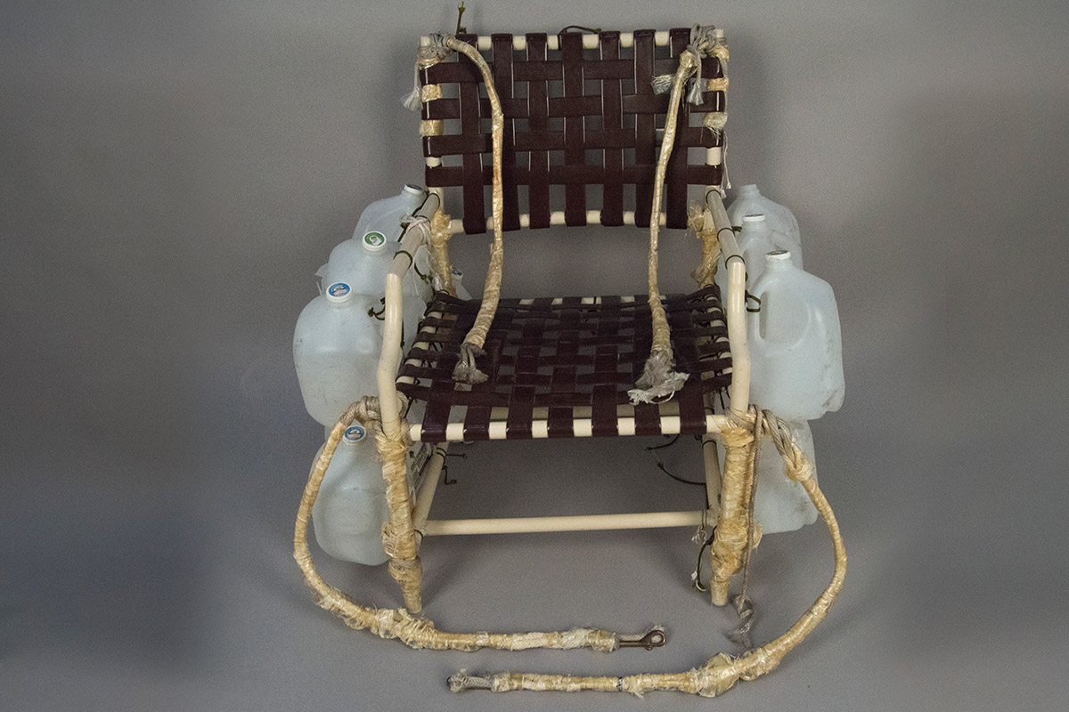 Våghals fløy en tur i hagestolen sin | historienet.no